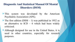 DSM-V Classification-Mental Health Nursing.pptx