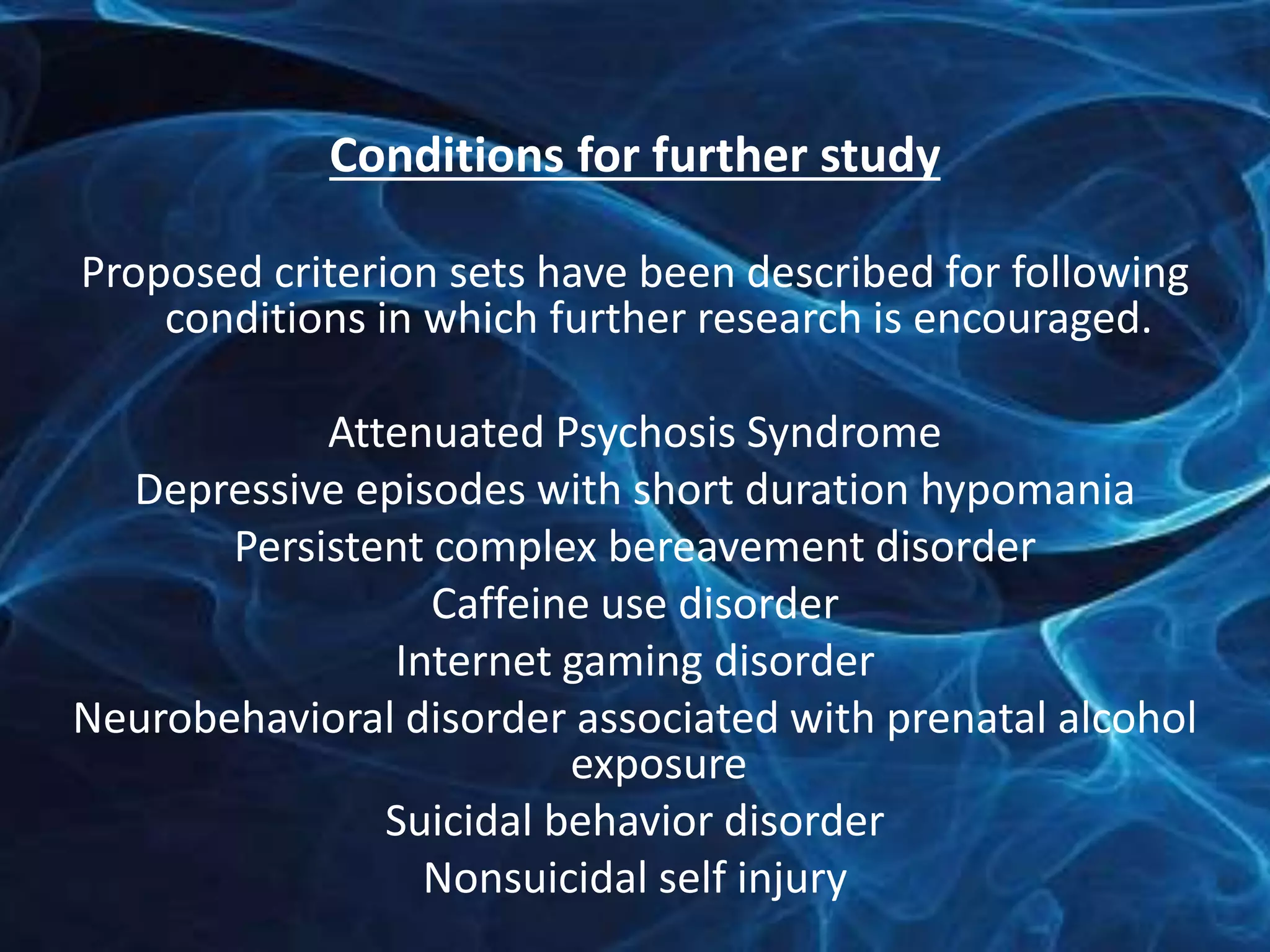 Dsm 5 - An overview | PPTX