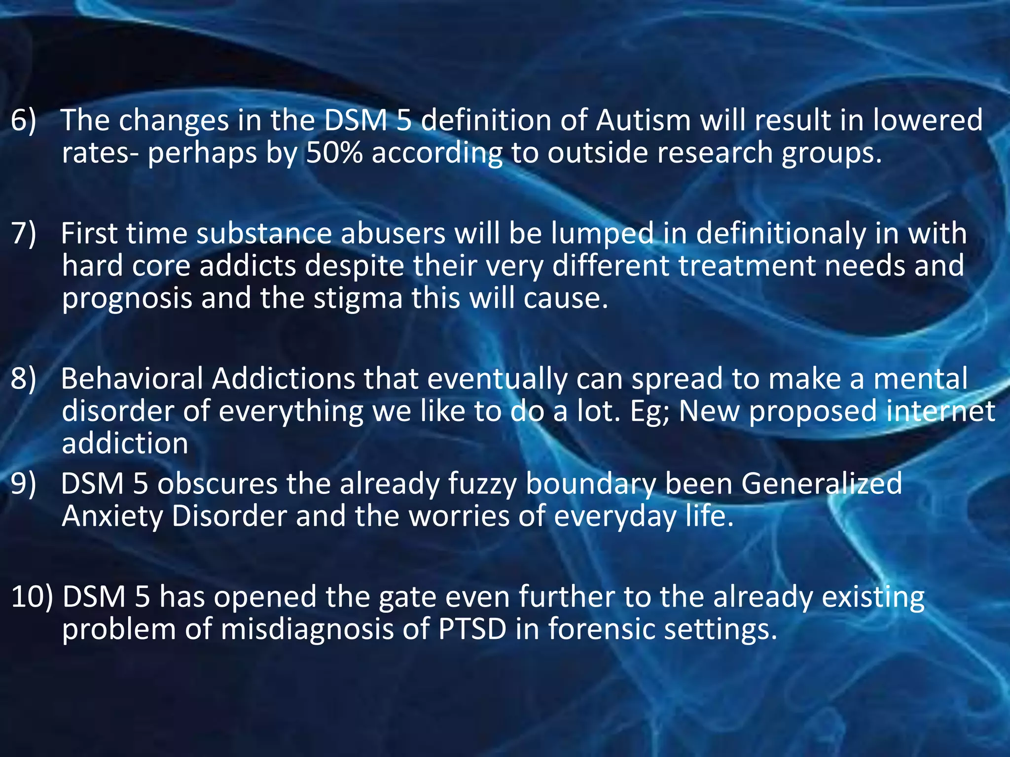 Dsm 5 - An overview | PPTX