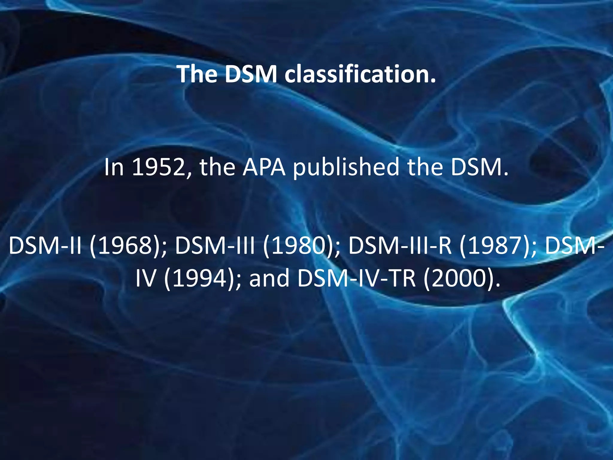 Dsm 5 - An overview | PPTX