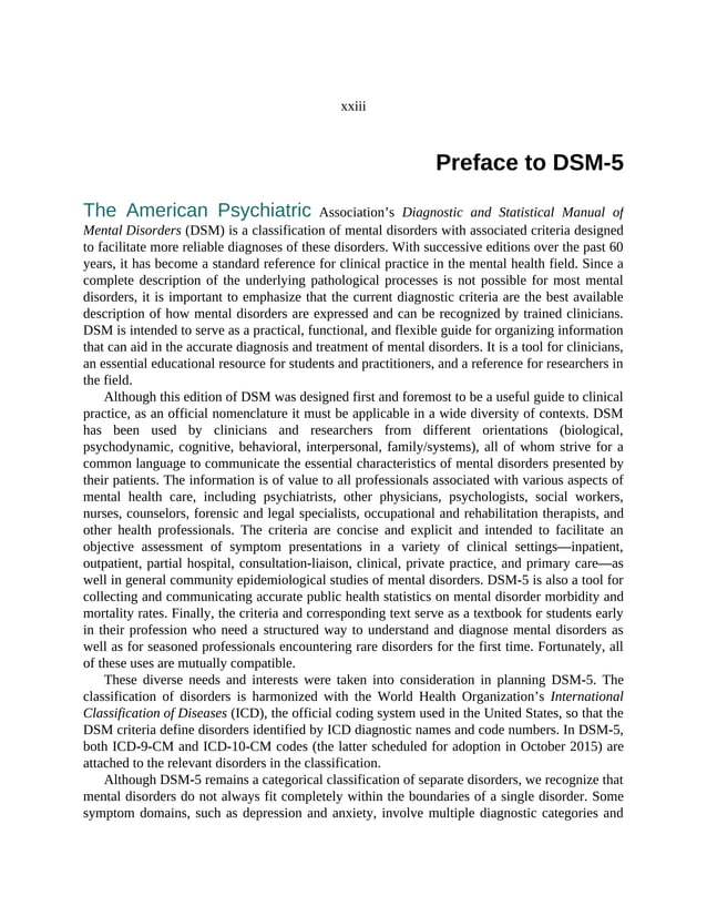Dsm 5 Tr Pdf Psychology Disorders Data A Pdf
