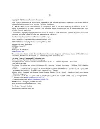 DSM 5-TR.pdf psychology disorders data a | PDF