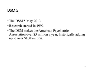 Dsm 5 and dsm history and changings | PPTX