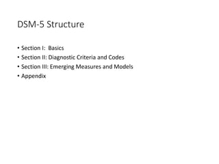 Dsm 5 and dsm history and changings | PPTX