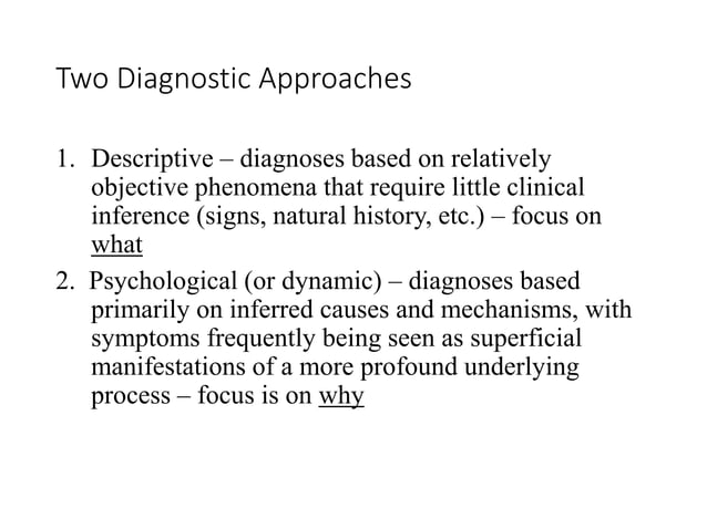 Dsm 5 and dsm history and changings | PPTX | Mental Health | Diseases ...