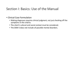 Dsm 5 and dsm history and changings | PPTX