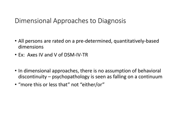 Dsm 5 and dsm history and changings | PPTX | Mental Health | Diseases ...