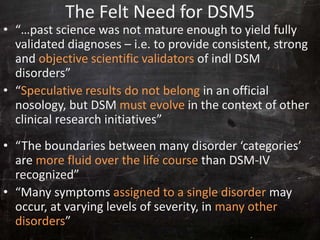 Dsm5 Preamble & Critique | PPT
