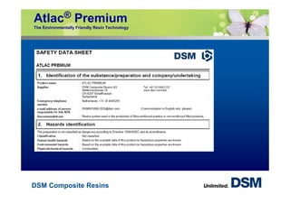 Dsm atlac premium_environmentally friendly technology | PDF