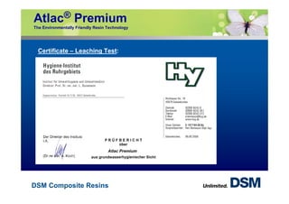 Dsm atlac premium_environmentally friendly technology | PDF