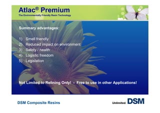 Dsm atlac premium_environmentally friendly technology | PDF