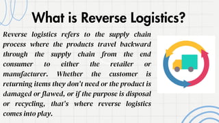 Reverse Logistics from Distribution and Supply Chain Management | PPT