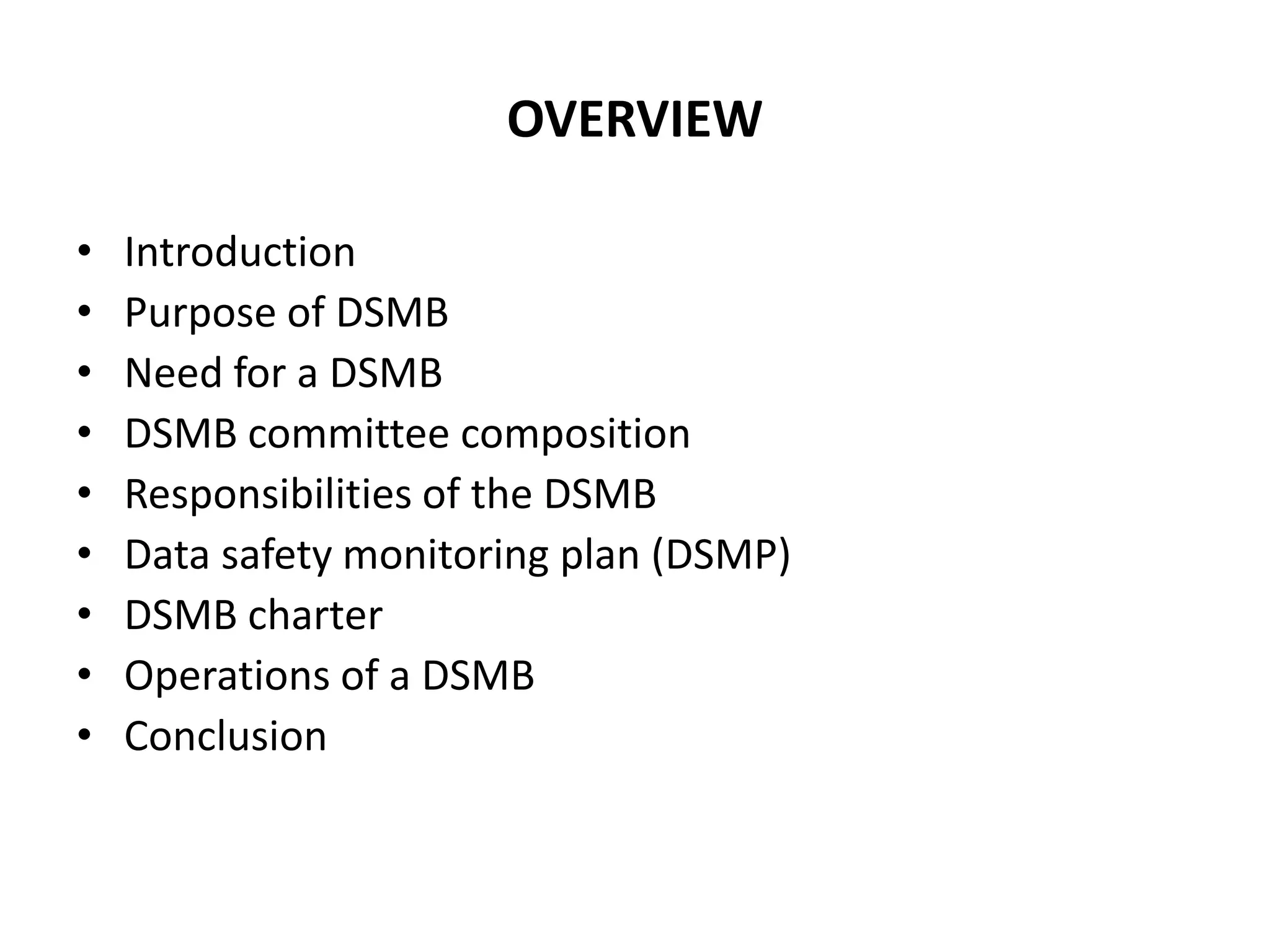 Drug and safety monitoring board | PPTX