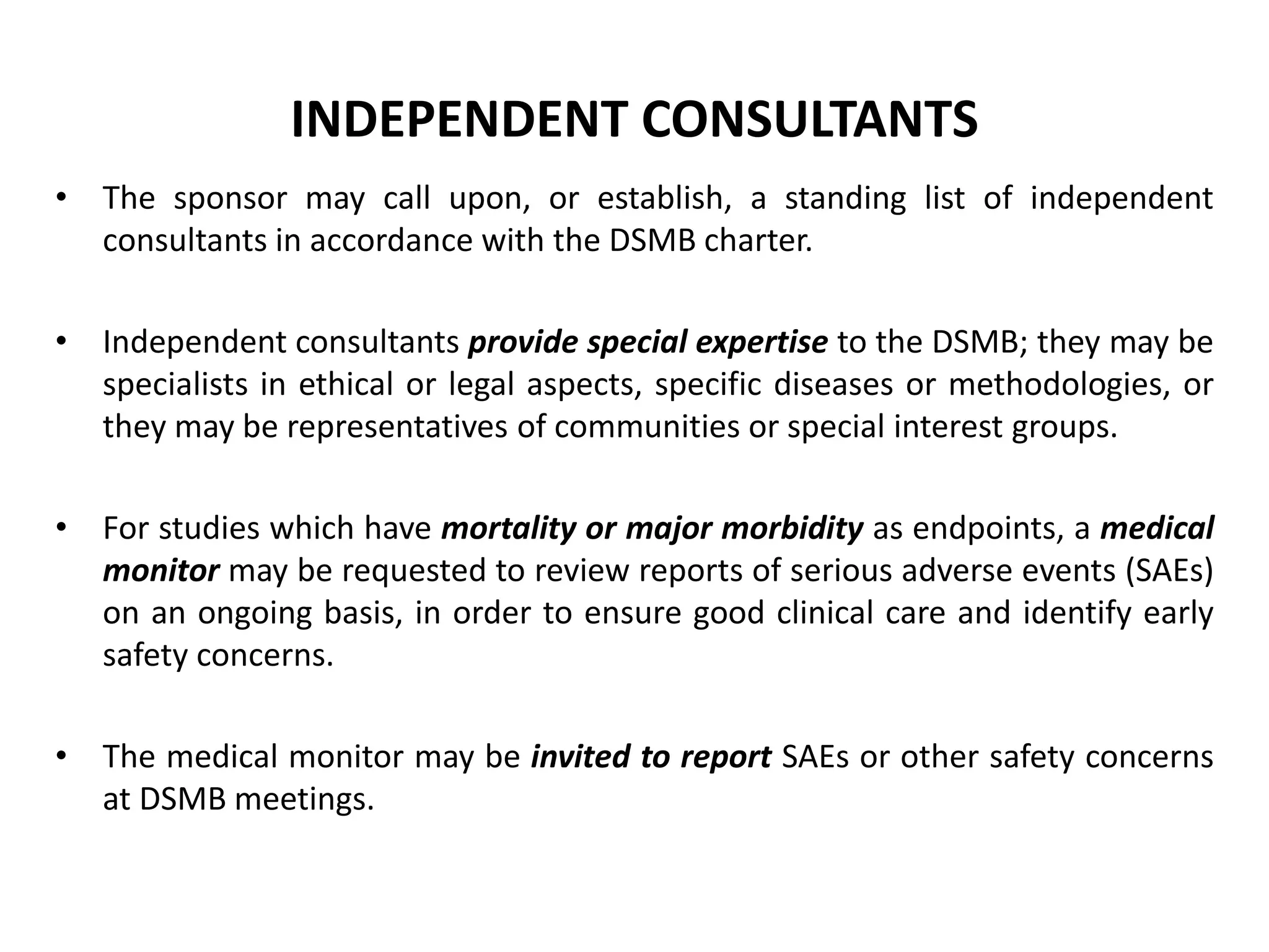 Drug and safety monitoring board | PPTX