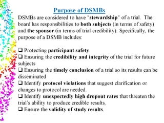 Data and Safety Monitoring Board - An Overview | PPT