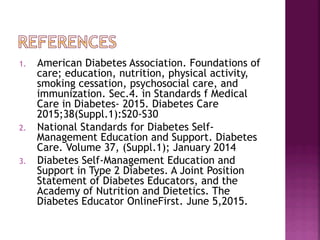 DSMEpresentation Diabetes self management education | PDF