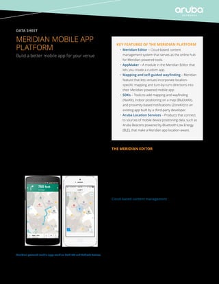 Meridian Platform Data Sheet | PDF