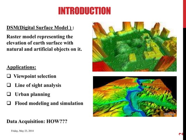 DSM Generation Using High Resolution UAV Images | PPTX