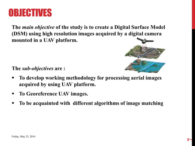 DSM Generation Using High Resolution UAV Images | PPTX