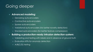 Anomaly Detection using Deep Auto-Encoders | Gianmario Spacagna | PPTX