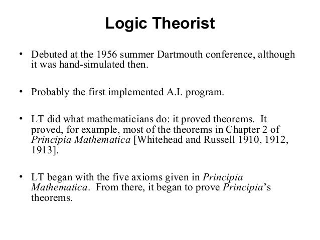 Images of Logic Theorist - JapaneseClass.jp