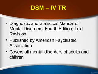 Dsm Iv Tr