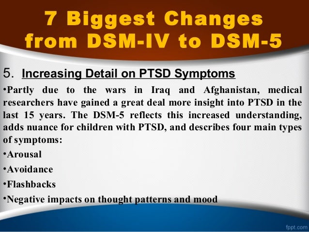 Ptsd Dsm 5