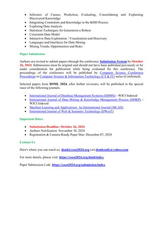 5th International Conference on Data Science and Machine Learning (DSML 2024) | PDF