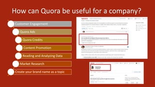 Quora as a Digital Marketing platform | PPTX | Marketing and ...