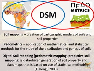 Digital Soil Mapping/ Pedomterics | PPTX