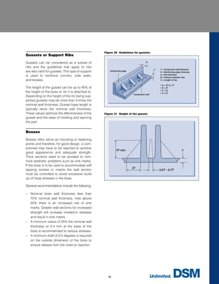 Design Guidelines and solutions for Plastics parts | PDF