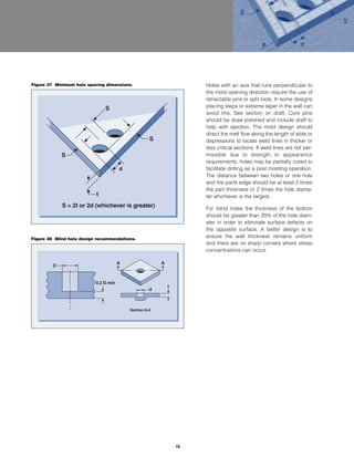 Design Guidelines and solutions for Plastics parts | PDF