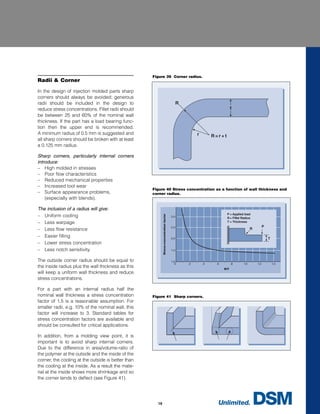 Design Guidelines and solutions for Plastics parts | PDF