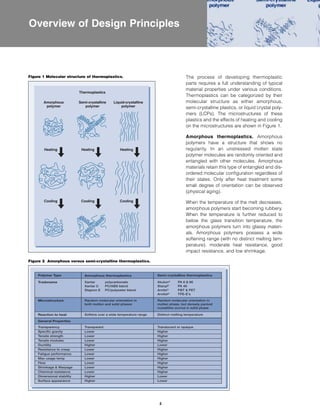 Design Guidelines and solutions for Plastics parts | PDF
