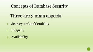 Database Security Management | PPTX
