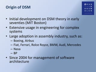 Dsm presentation (english) | PPT