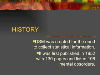 Dsm guidelines | PPT