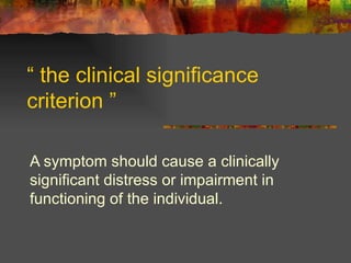 Dsm guidelines | PPT