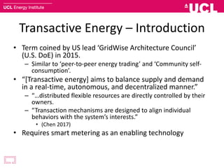 Peer-to-peer energy trading using blockchains | PDF