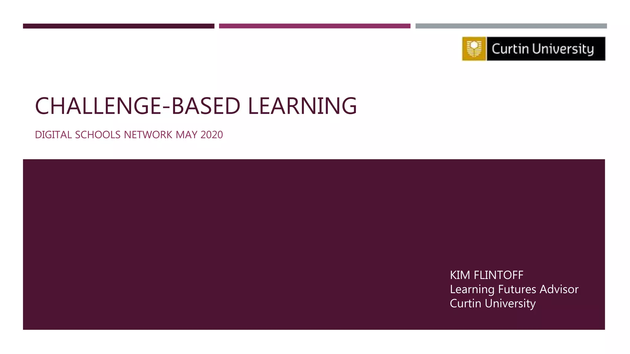 Challenge-based Learning | PPT