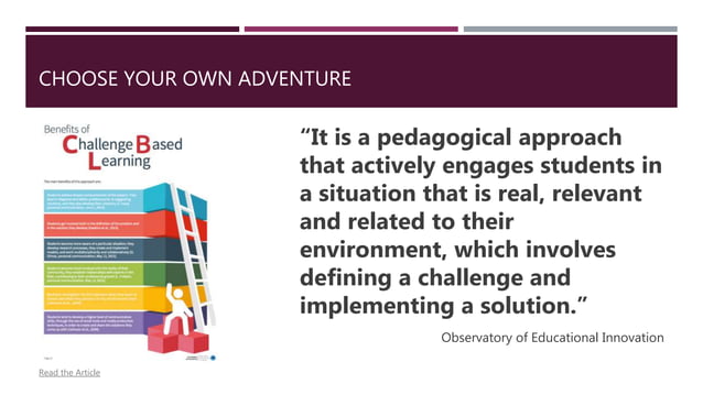 Challenge-based Learning | PPT