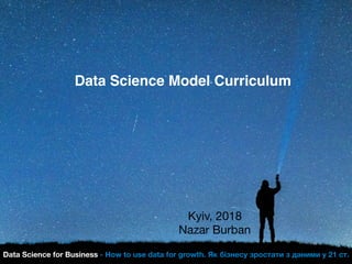 Data Science Model Curricilum | PPT