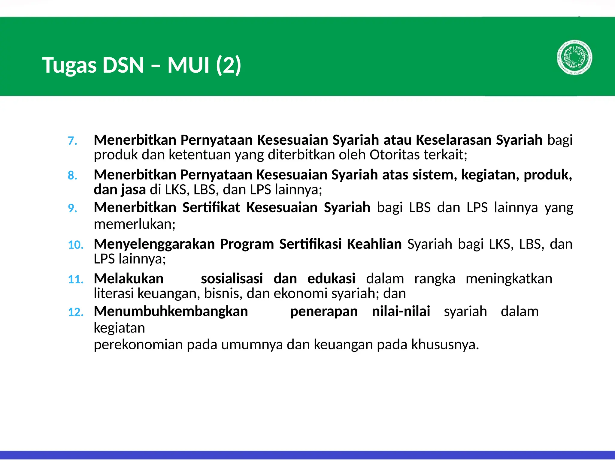 TATA KELOLA DSN-MUI DAN DPS DALAM KONTEKS LEMBAGA KEUANGAN SYARIAH | PPTX