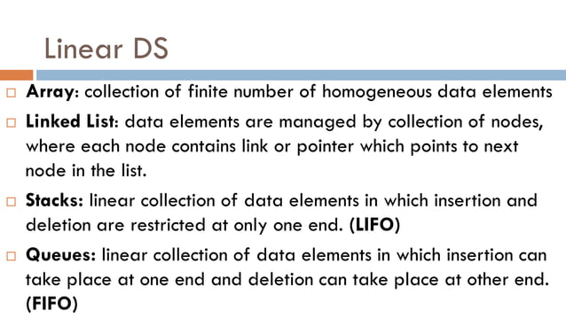 Data Structures Notes 2021 | PDF