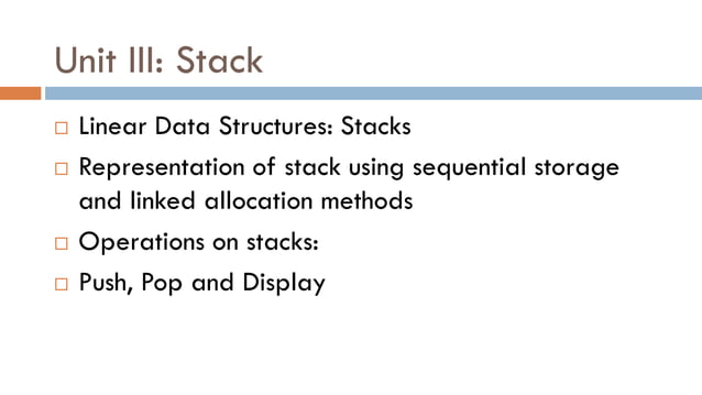 Data Structures Notes 2021 | PDF