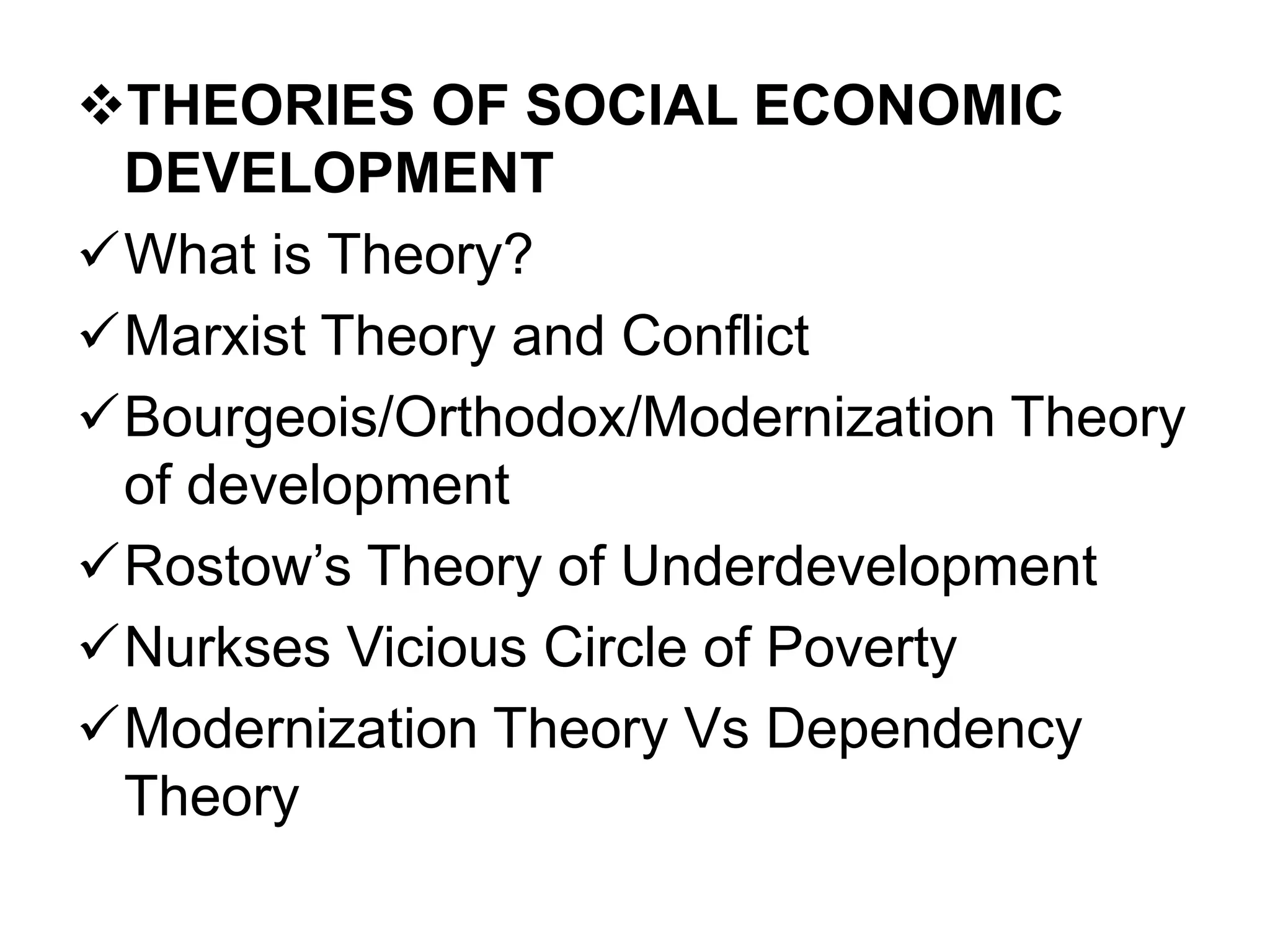Development study notes | PPT