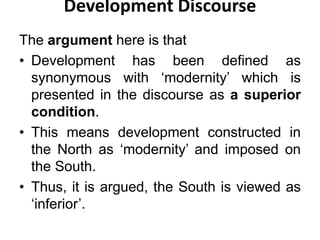 Development study notes | PPT
