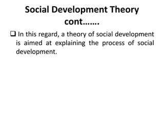 Development study notes | PPT