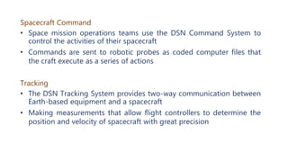 A seminar on Deep Space Network | PPTX