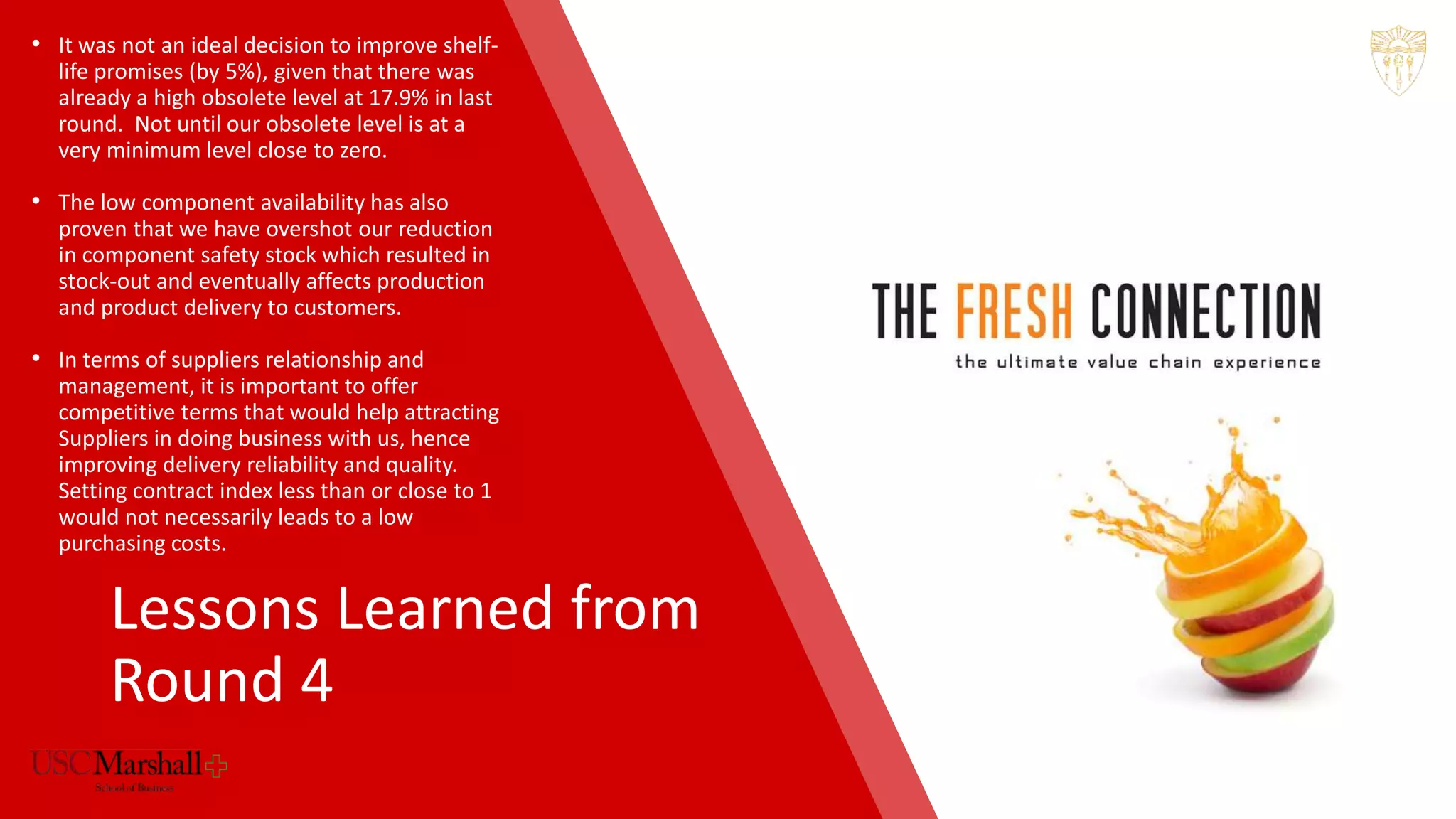 DSO557b - Fresh Connection Final Presentation | PPTX